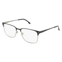 Fielmann BD 442 CL Brille Herren | Fassung: Vollrand, Quadratisch, Gun Schwarz