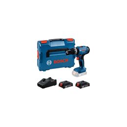 Bosch Akku-Schlagbohrschauber GSB 18V-25, 2 x Akku GBA 18V 2.0Ah in L-BOXX (06019K9302)