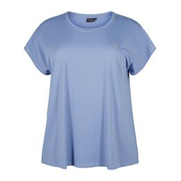 Active By Zizzi T-shirt 'ABASIC' Damen Gr&ouml;&szlig;e XXXL Gro&szlig;e Gr&ouml;&szlig;en blau