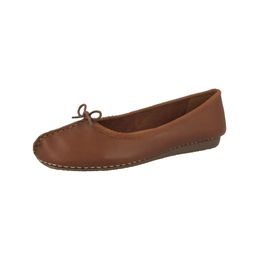 Clarks Ballerina 'Freckle Ice' Damen Gr&ouml;&szlig;e 41.5 braun