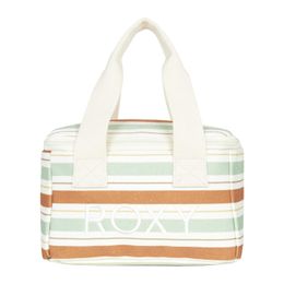 Strandtasche Roxy "Stripy Beach", grün (laurel grün carver stripe swi), Baumwolle, Taschen