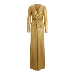 Lauren by Ralph Lauren Lauren Ralph Lauren Kleid 'NADIRA' Damen Gr&ouml;&szlig;e 36 gold Winterkleid