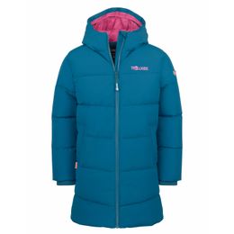 Wintermantel Trollkids "GIRLS AURLAND COAT XT", Kinder, Gr. 116, madeira blau, bright berry, Obermaterial: 100% Polyester. Futter: 100% Polyamid. Wattierung: 100% Polyester, Mäntel