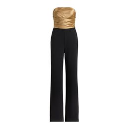 Lauren by Ralph Lauren Lauren Ralph Lauren Jumpsuit 'RADBERT' Damen Gr&ouml;&szlig;e XS gold / schwarz