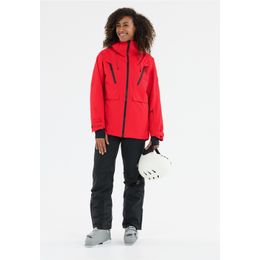 Skijacke WHISTLER "Palmdale", Damen, Gr. 36, rot, 100% Polyester, unifarben, normal, ohne Ausschnitt, Jacken, in wetterfester Qualität mit zahlreichen Taschen
