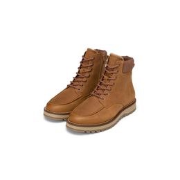 Marc O'Polo MARC O'POLO Damen Stiefelette "mit Innenzipper", Gr. 44cognac, Obermaterial: 100% Leder (Rind), unifarben, Schuhe