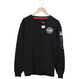 Alpha Industries Sweater Herren Größe L Second Hand schwarz