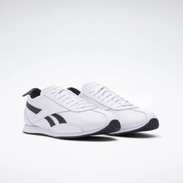 Sneaker Reebok CLASSIC "R400", Herren, Gr. 42,5, wei&szlig;, wei&szlig;, washed schwarz, Leder, Synthetik, Schuhe Sneaker
