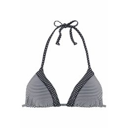 s.Oliver Bikinitop 'Avni' Damen Gr&ouml;&szlig;e 70 schwarz / wei&szlig;