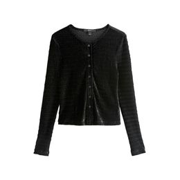 next Knit Cardigan female Black size 24