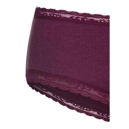 s.Oliver Panty rot Gr. 36/38 f&uuml;r Damen. Mit Spitze. Nachhaltig.