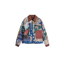 Desigual Jacke Herren Gr&ouml;&szlig;e S beige / blau / gr&uuml;n / rot