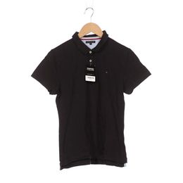 Tommy Hilfiger Poloshirt Damen Größe XL Second Hand schwarz