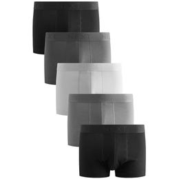 next Boxershorts Herren Größe L grau / schwarz / weiß