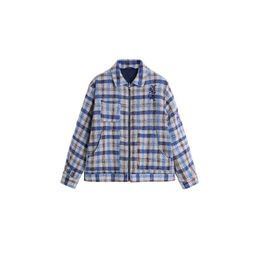 Desigual Jacke Herren Gr&ouml;&szlig;e S blau / pueblo / hellgrau