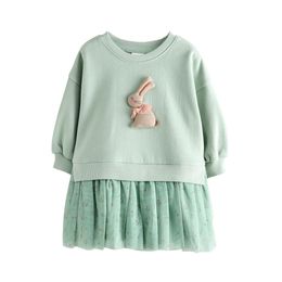 next Kleid Mädchen Größe 122 hellbraun / mint / lila / rosa
