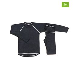 HULABALU 2tlg. Funktionswäscheset in Schwarz - 52% | Größe 98/104 | Kinder-waesche