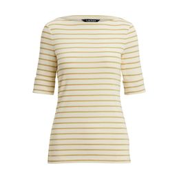 Lauren by Ralph Lauren Lauren Ralph Lauren Shirt 'JUDY' Damen Größe L creme / gold