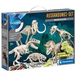 Experimentierkasten Clementoni "Galileo, Ausgrabungs-Set Dino Mega-Collection", bunt, Experimentierkästen, Kinder, Made in Europe