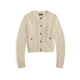 Polo Ralph Lauren Strickjacke Damen Gr&ouml;&szlig;e XS creme