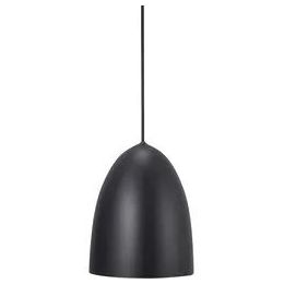 Nordlux Pendelleuchte "NEXUS", schwarz, 1, Ø 20cm H: 25cm, DESIGN FOR THE PEOPLE, Leuchten, Hängeleuchte, Textil Kabel, Skandinavische Design