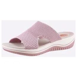 Pantolette Jana, Damen, Gr. 40, rosa (rose), Textil, Schuhe