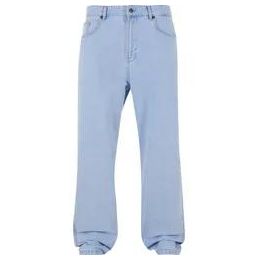 Bequeme Jeans Karl Kani "Karl Kani Herren KK Small Signature Baggy Five Pocket Denim", Herren, Gr. 30, Normalgrößen, blau (lightblau), 100% Baumwolle, unifarben, normal, Jeans
