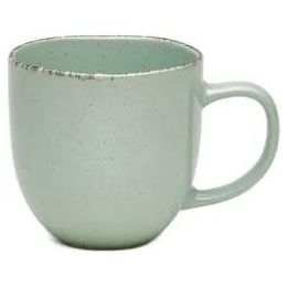 Becher Van Well "Kaffeebecher Urban, 32 cl, 6 Stück", grün, B:12,5cm H:8,7cm Ø:8,8cm, Steinzeug, Trinkgefäße, spülmaschinen- und mikrowellengeeignet