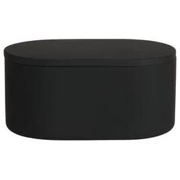 Möve Aufbewahrungsbox MÖVE "Black Velvet", schwarz, B:15cm H:12cm T:25cm, Keramik, Aufbewahrungsboxen