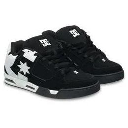 Sneaker DC Shoes "DC COMMAND", Gr. 45, schwarz, weiß, Leder, Synthetik, Schuhe