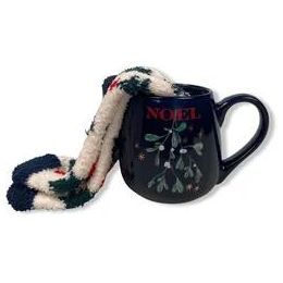 Kuschelsocken Capelli New York, Damen, Gr. - (36/41), navy, Obermaterial: 99% Polyester, 1% Elasthan, Socken, Geschenkset Socken & Tasse