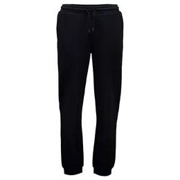 Jogginghose LINDBERGH "LINDBERGH Jogginghose", Herren, Gr. S, schwarz, Oberstoff: 60% Baumwolle, 40% Polyester, relaxed fit, Hosen