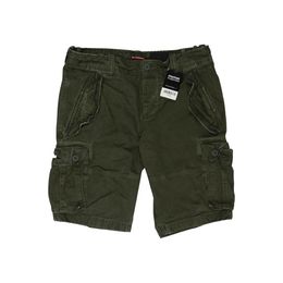 Superdry Shorts Herren Größe 34 Second Hand grün