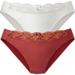 Damen Slip zimt-orange+creme Gr&ouml;&szlig;e 40/42