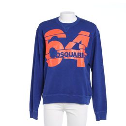 Dsquared2 Sweatshirt / Sweatjacke Herren Gr&ouml;&szlig;e L Second Hand blau