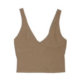 Abercrombie & Fitch Abercrombie & Fitch Top Damen Gr&ouml;&szlig;e M Second Hand beige