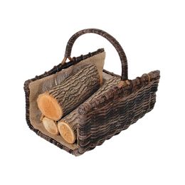 kobolo Kaminholzkorb FIREW 29246-17 in Braun | Gr.: onesize