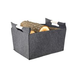kobolo Kaminholzkorb LOGCARRYALL33 in Grau | Gr.: onesize