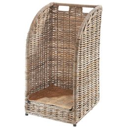 kobolo Kaminholzkorb ROLL 29311-23 in Grau | Gr.: onesize