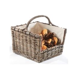 kobolo Kaminholzkorb FIREW 29342-18 in Grau | Gr.: onesize