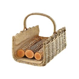 kobolo Kaminholzkorb FIREW 29246-23 in Grau | Gr.: onesize