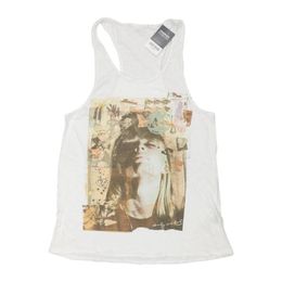 Andy Warhol by Pepe Jeans London Top Damen Größe S Second Hand weiß