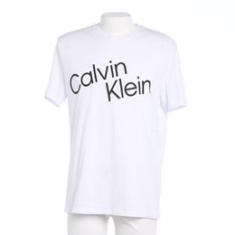 Calvin Klein T-Shirt Herren Gr&ouml;&szlig;e L Second Hand wei&szlig;