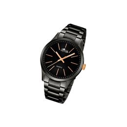 Analog-Armbanduhr Lotus Minimalist schwarz groß (ca. 42,1mm) | Gr.: onesize