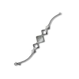 925 Sterling Silber Damen Balia Silberarmbänder Karo Armband ca. 18,5cm | Gr.: onesize