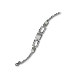 925 Sterling Silber Damen Balia Silberarmbänder Square Armband ca. 20cm | Gr.: onesize
