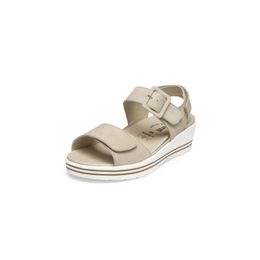 vitaform Nubukleder Sandalen in beige | Gr.: 42