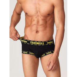 TAUWELL Boxershorts 'Caution' Herren Größe XXL schwarz