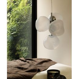 Tom Dixon Melt Small Chandelier LED Opal/Silver