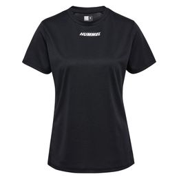 Hummel T-Shirt Hmlmulti Fu&szlig;ball Damen in BLACK | Gr.: XS